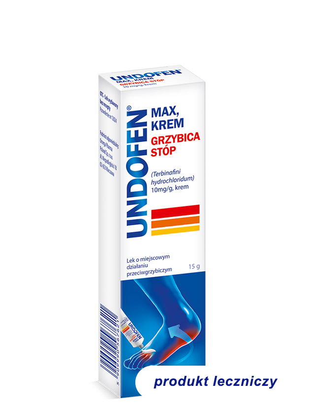Undofen® MAX krem - krem na grzybicę skóry